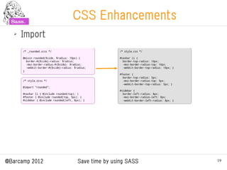 Save time by using sass to develop css | PPT | Free Download