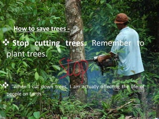 Save trees | PPTX