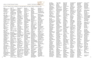 Save Venice donors | PDF