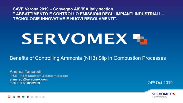 Ammonia Slip Emission Control in DeNOx processes | PDF