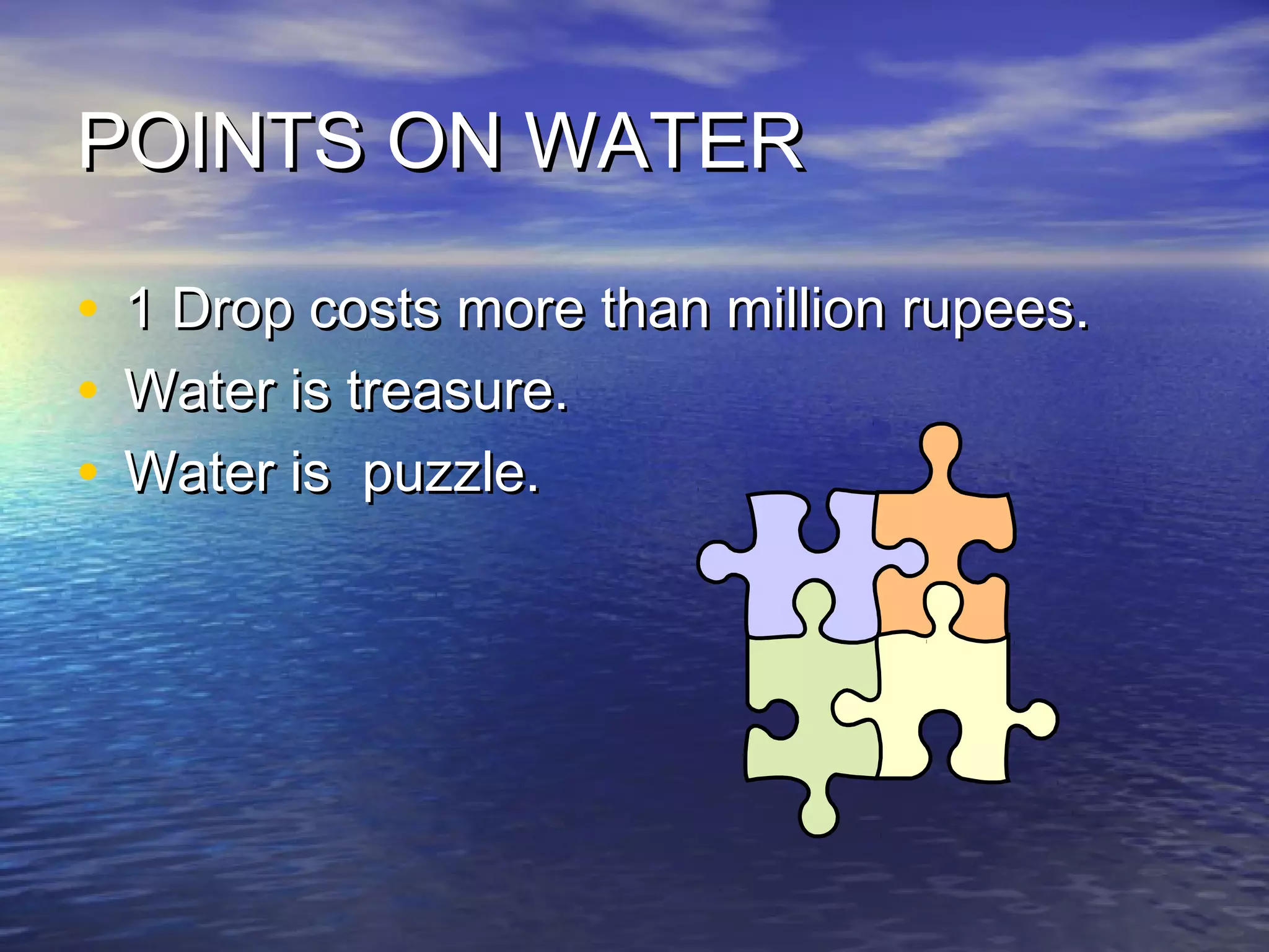Save water | PPT