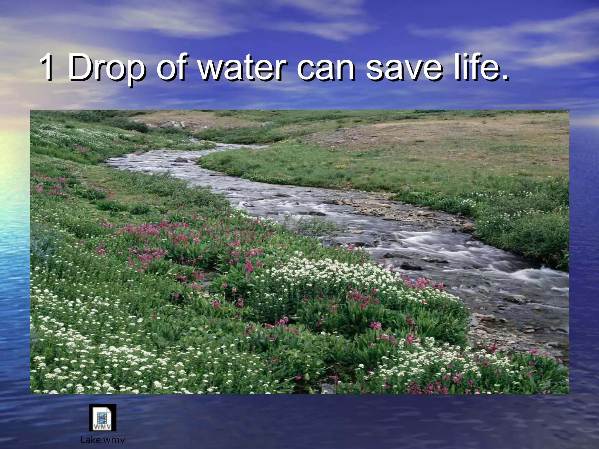 Save water | PPT