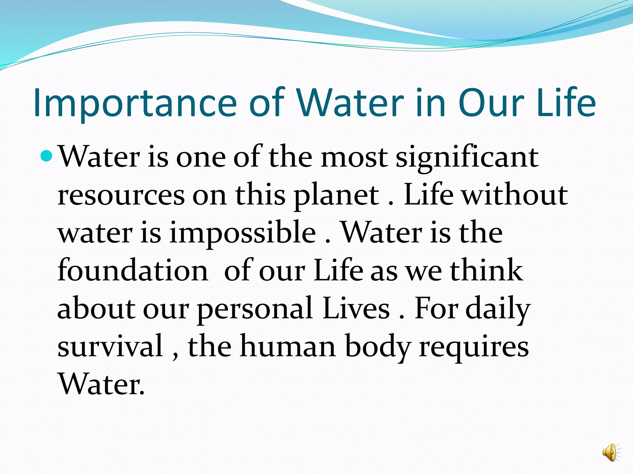 Save water 22 | PPTX