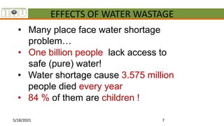 NO LIFE WITHOUT WATER | PPTX