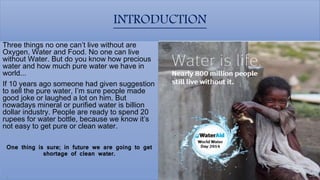 Save water save life. | PPTX