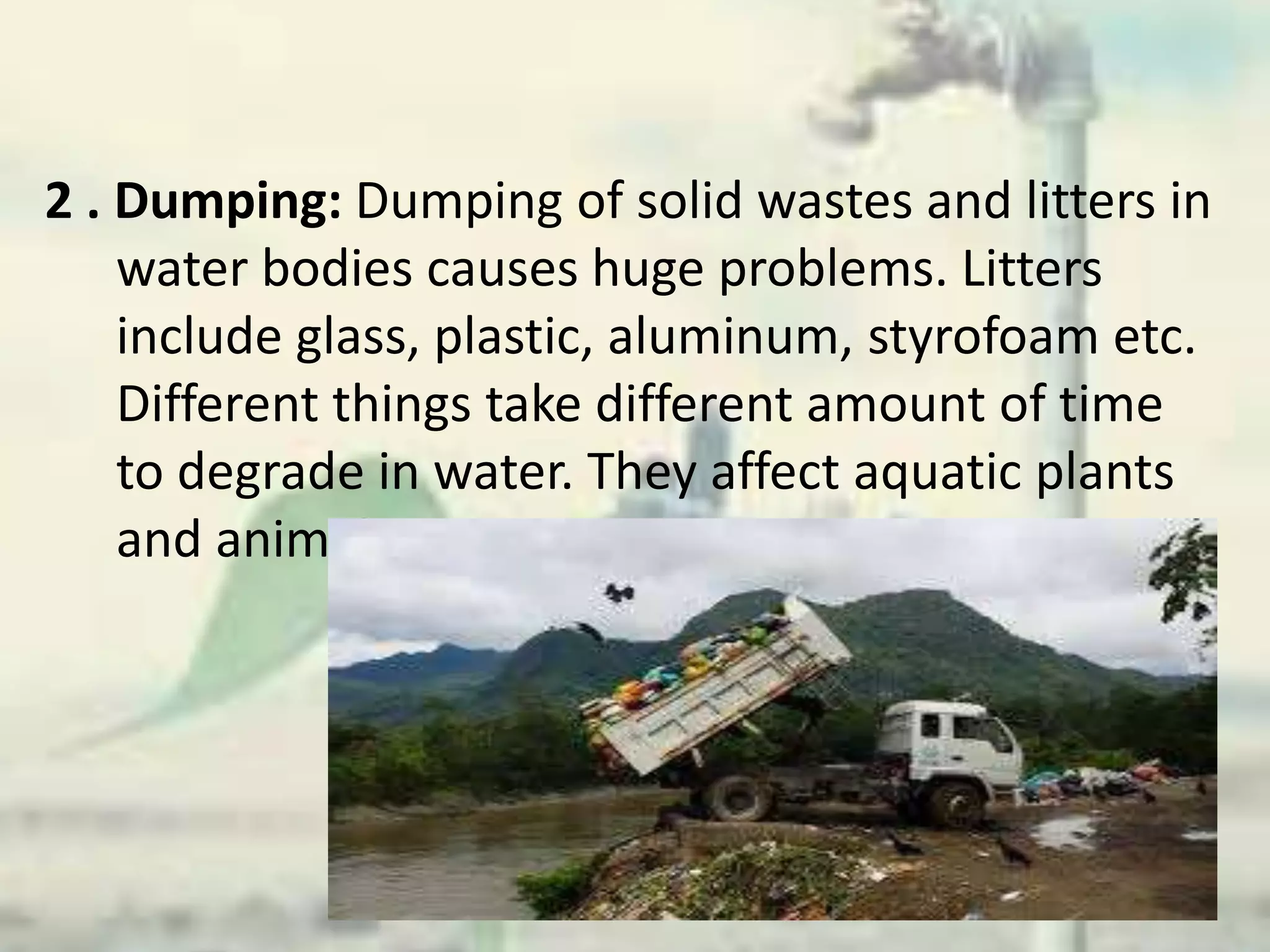 Save water save life | PPTX | Environmental Services Industry | Industries