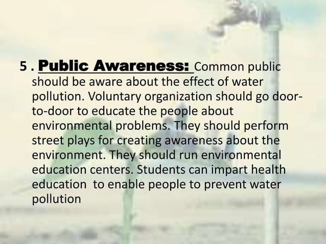 Save water save life | PPTX | Environmental Services Industry | Industries
