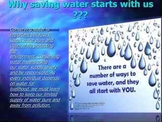 Save water , save life | PPTX