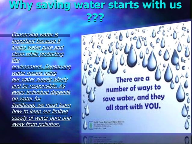 Save water , save life | PPT