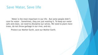 Save Water, Save life.pptx