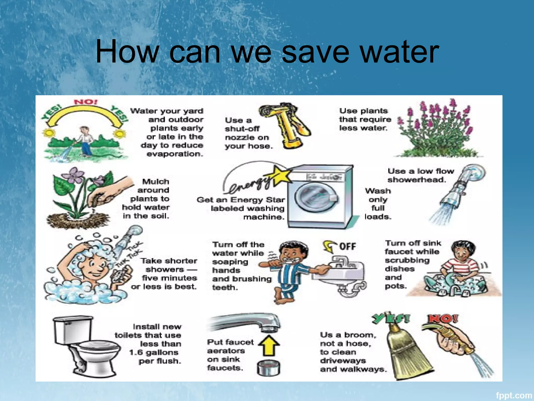 Save water save planet | PPT | Geography | Science
