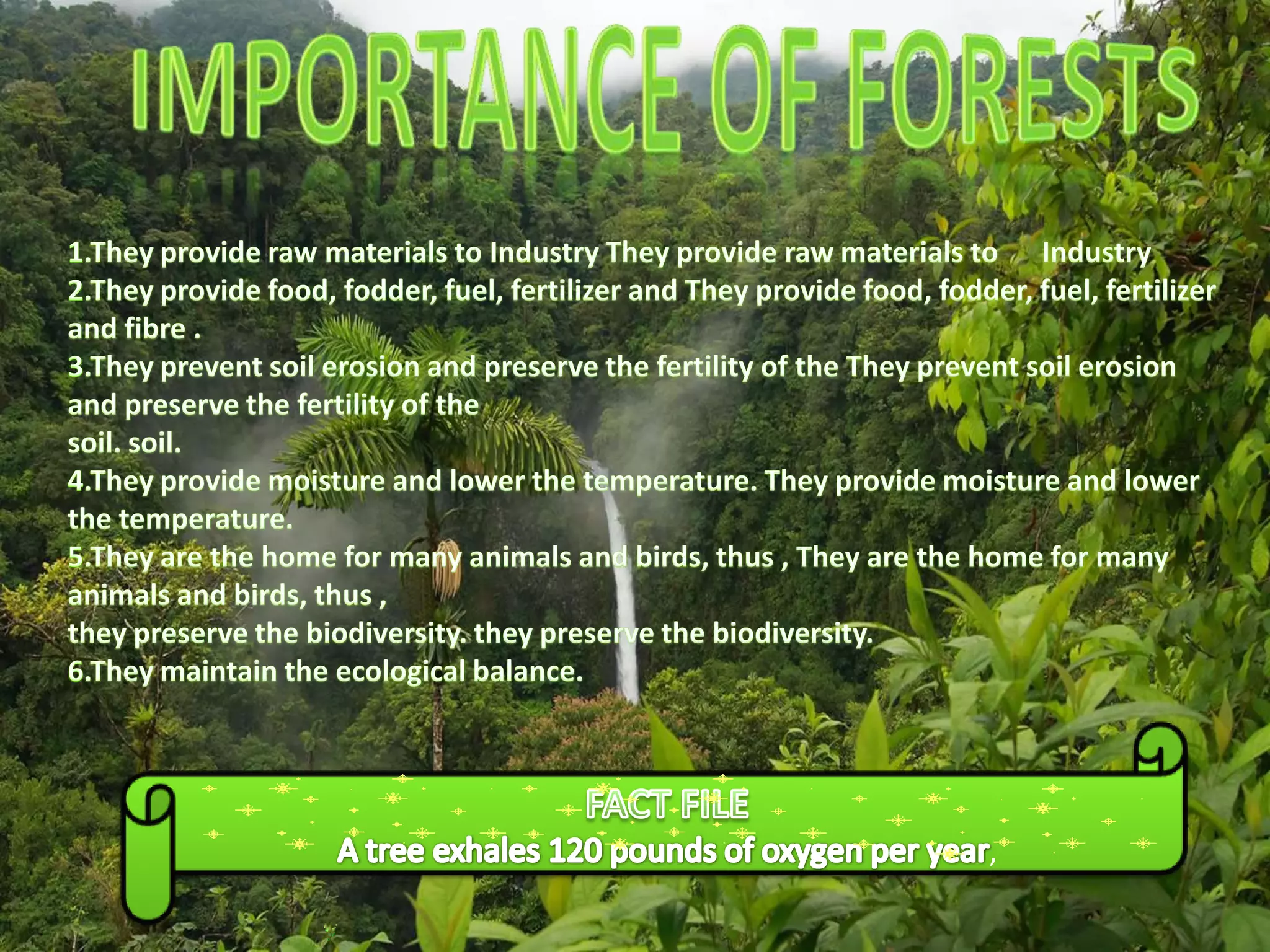 Save wildlife and forest | PPTX