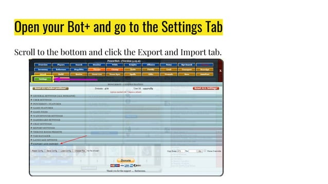 Save your config | PDF