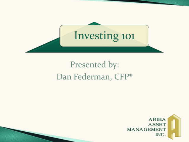 Investment 101 | PPT
