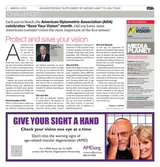 Save Your Vision Month & Vision Therapy | PDF