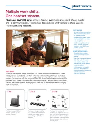 Savi 700 series_shared | PDF