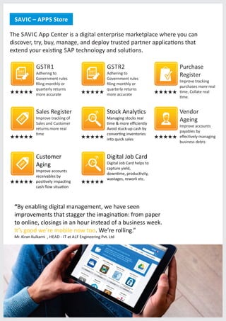 SAVIC brochure | PDF