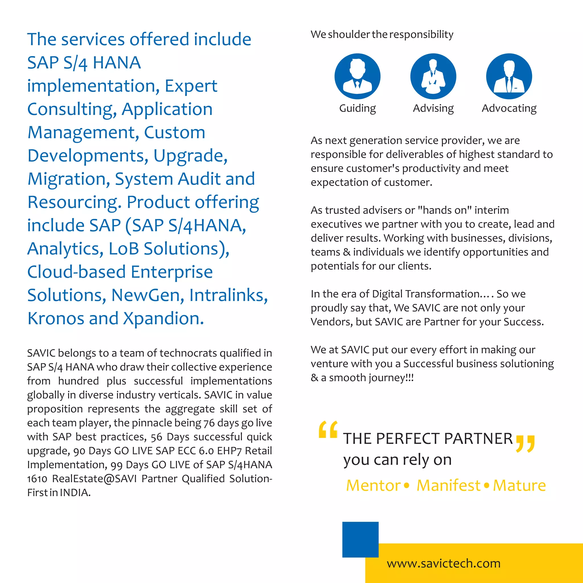 Savic corporate brochure | PDF