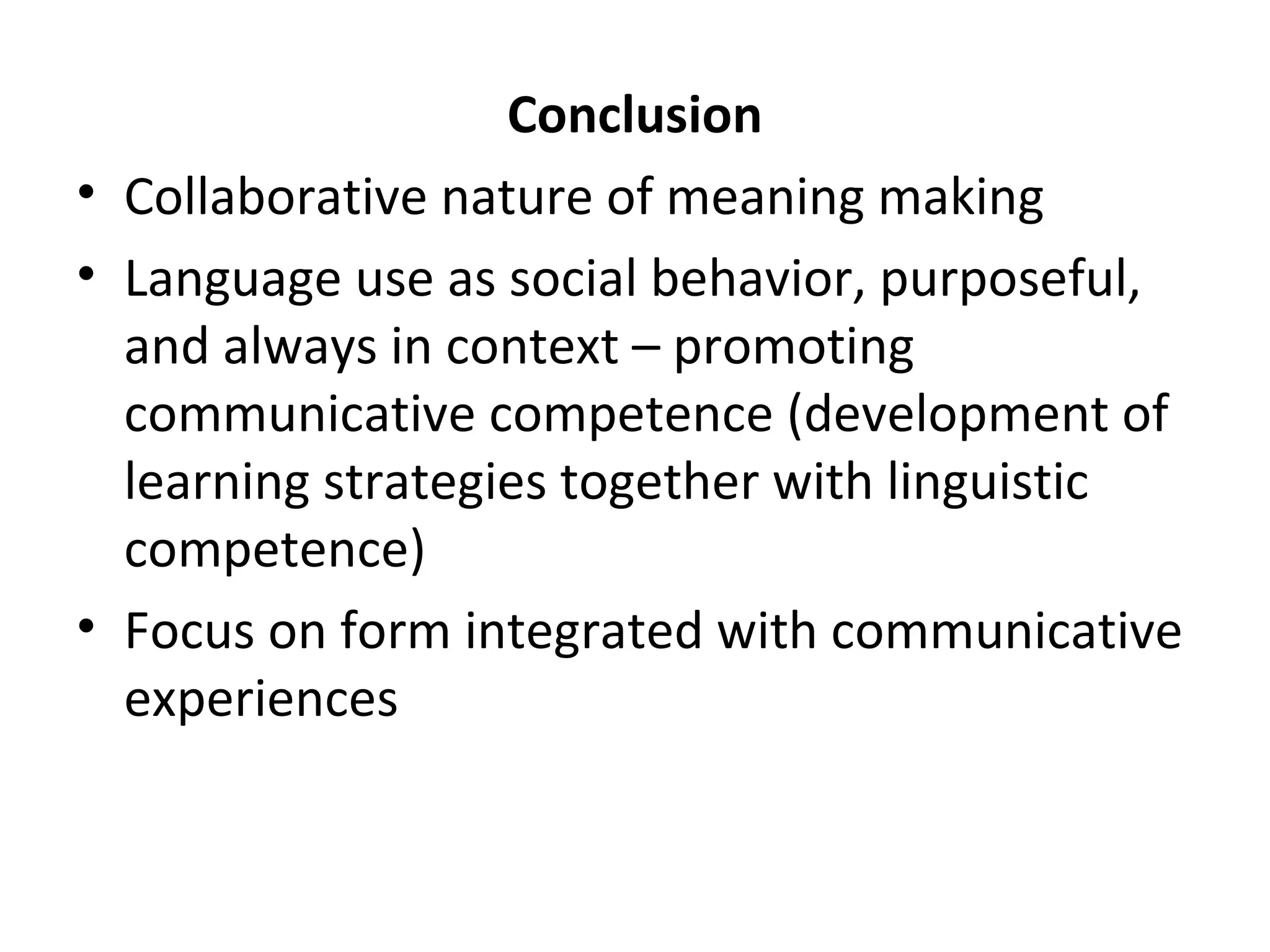 Savignon communicative language teaching - state of the art | PPT