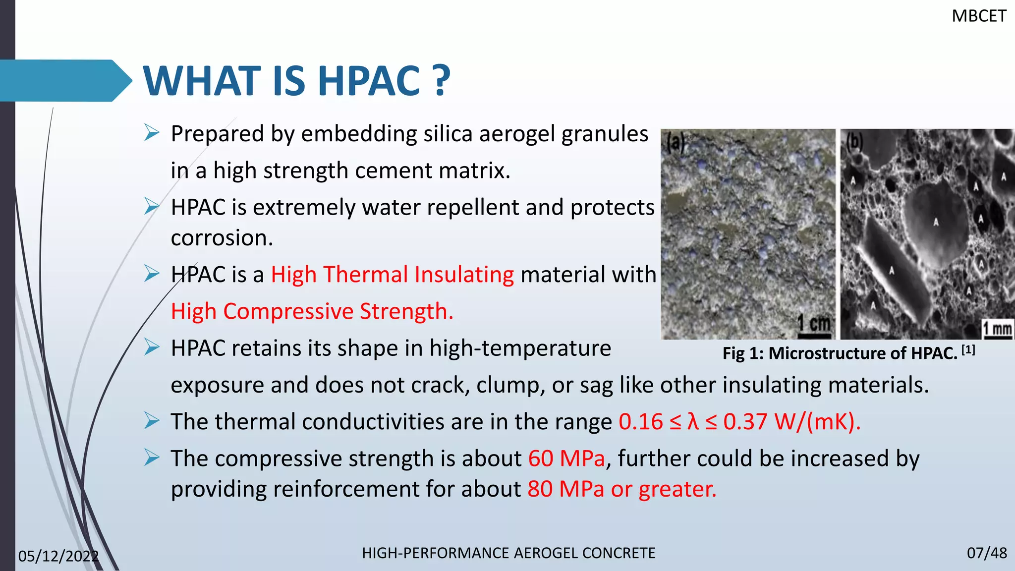 HIGH PERFORMANCE AEROGEL CONCRETE | PDF