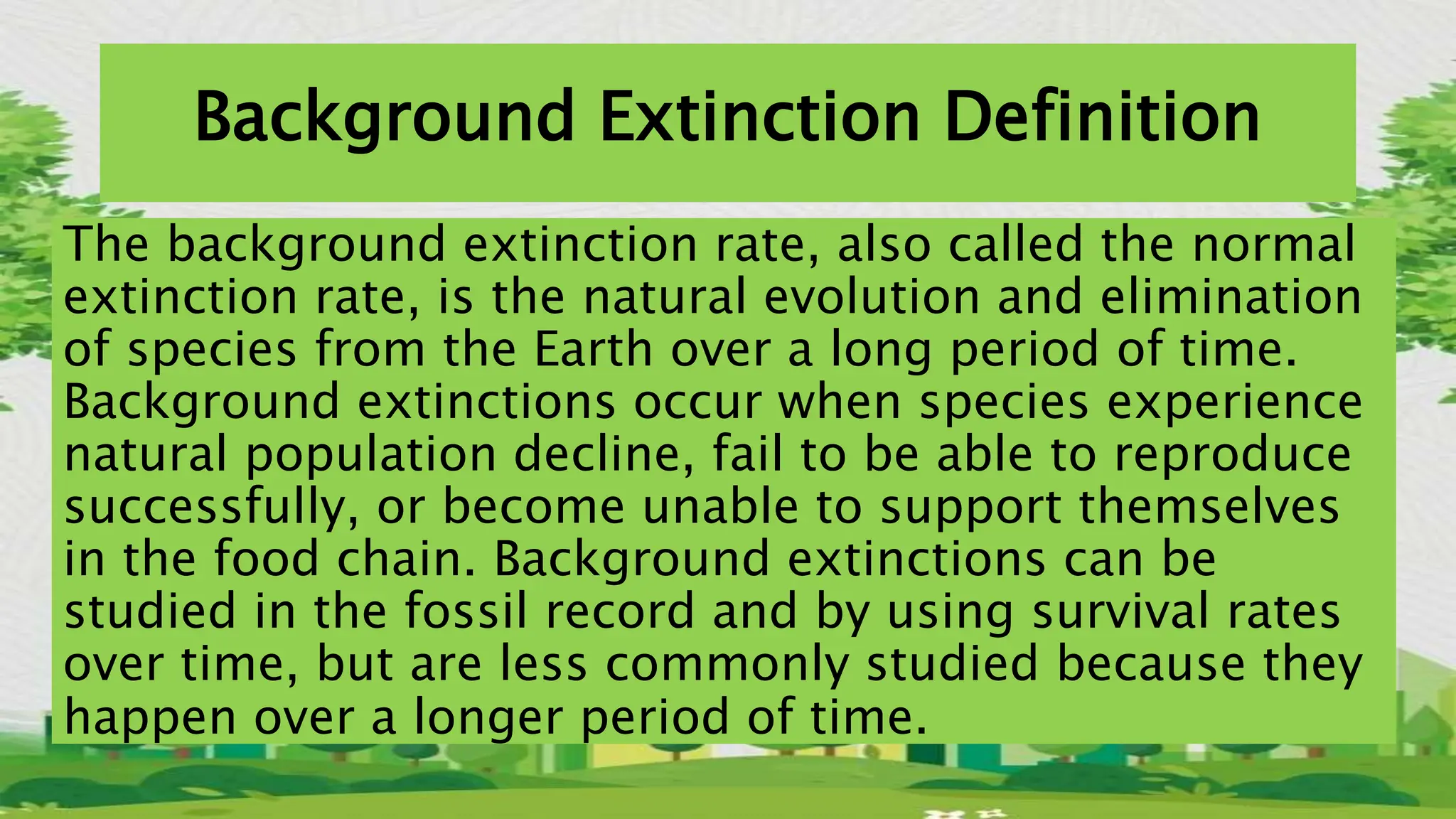 Biology SAVING-EARTHS-VANISHING-SPECIES.pptx | Science