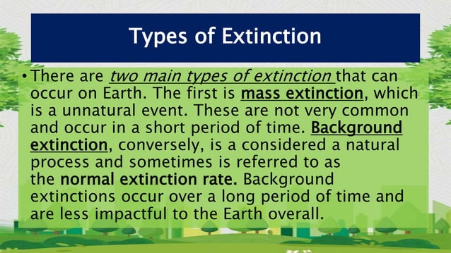 Biology SAVING-EARTHS-VANISHING-SPECIES.pptx | Science