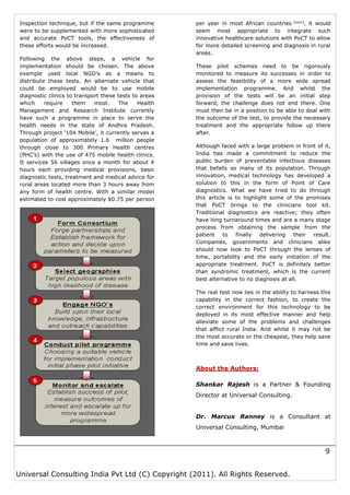 Saving lives the promise of point of care testing | PDF | Infectious ...