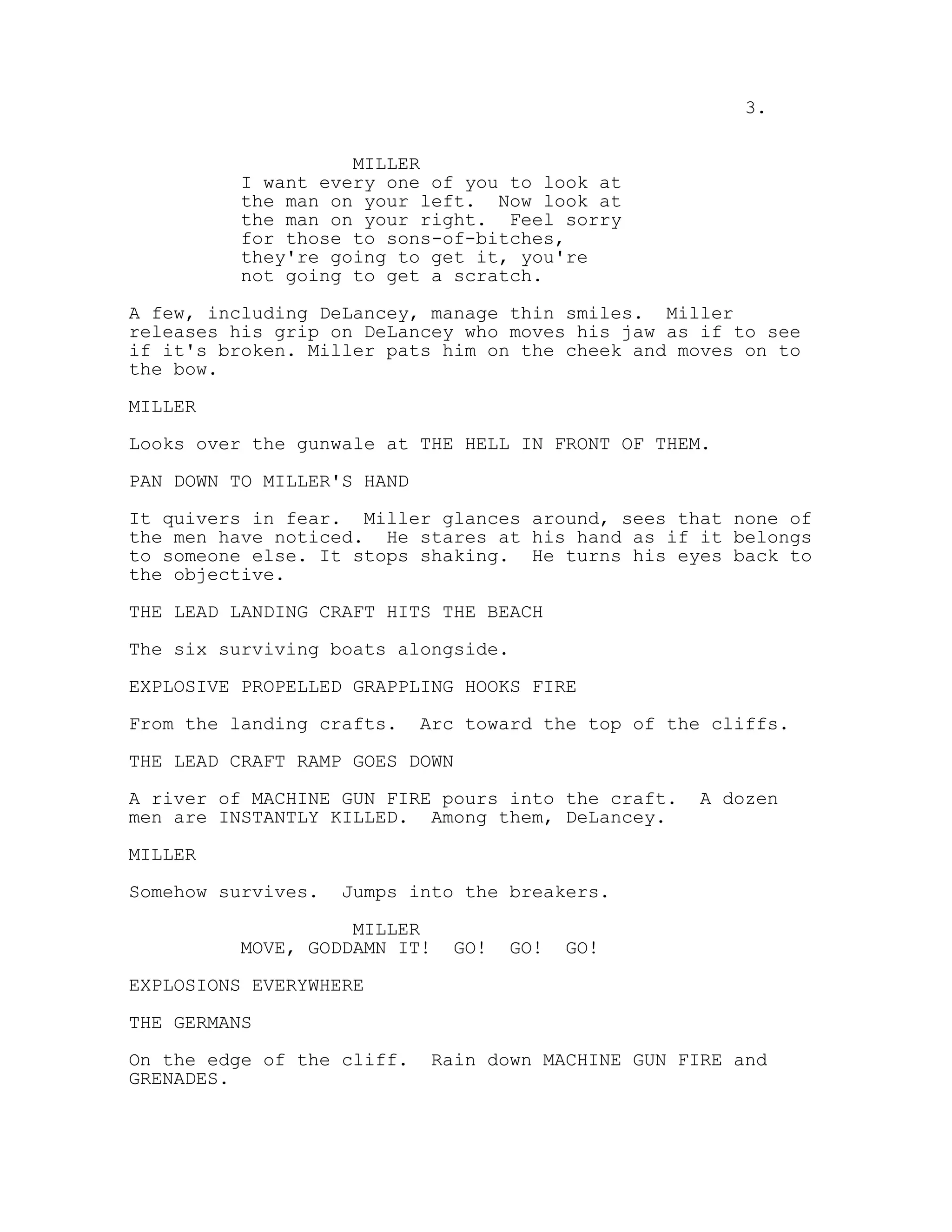 Saving Private Ryan movie script 1998 | PDF