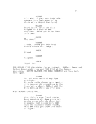 Saving Private Ryan movie script 1998 | PDF