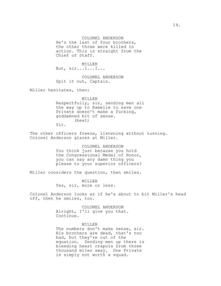 Saving Private Ryan movie script 1998 | PDF