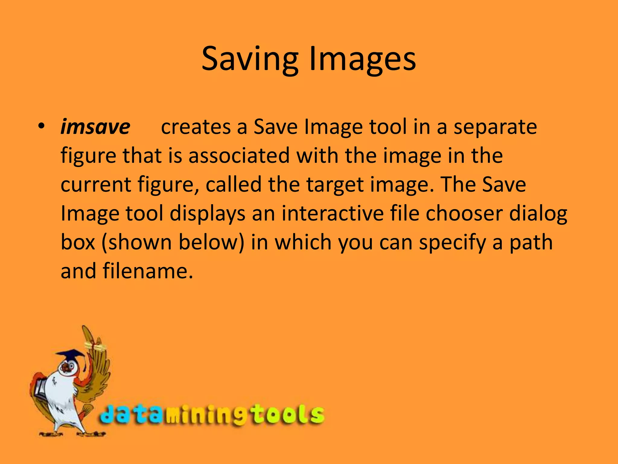 Matlab: Saving And Publishing | PPT