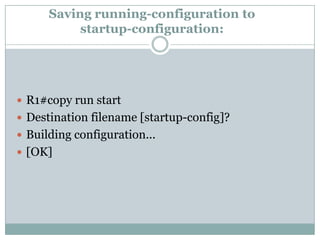 How to Save, backup and restore IOS on Cisco router | PPT