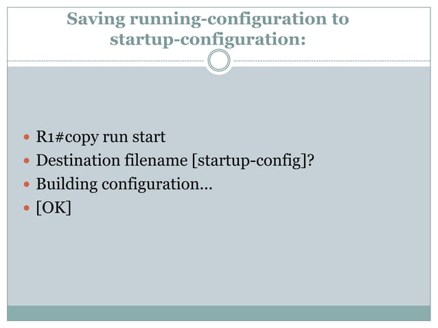How To Save Backup And Restore Ios On Cisco Router Ppt