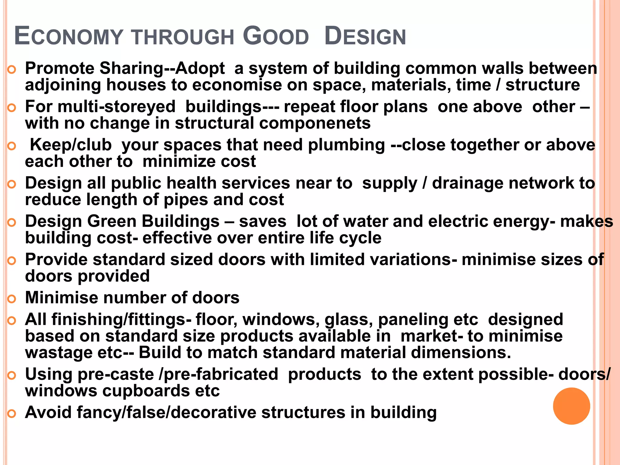 Making Buildings Cost- Effective through Building Design | PPTX