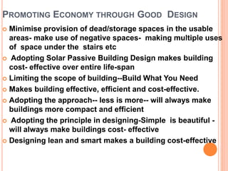 Making Buildings Cost- Effective through Building Design | PPTX
