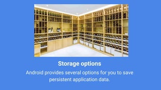 Android - Saving data | PPT