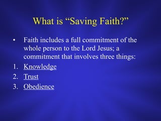 Saving Faith | PPT
