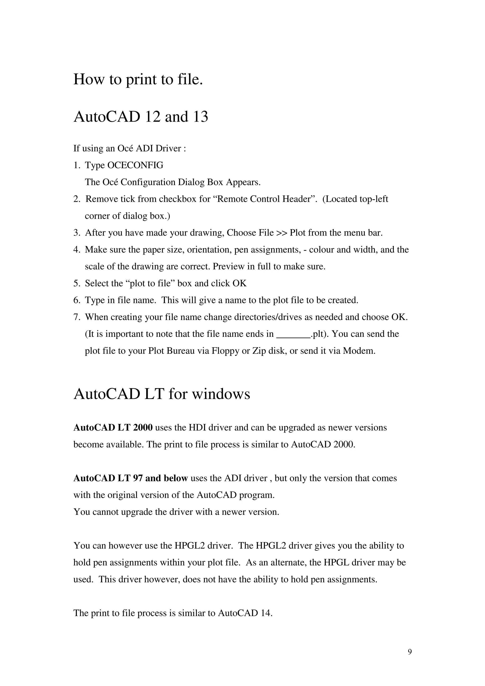 Saving File As Plot File Pdf