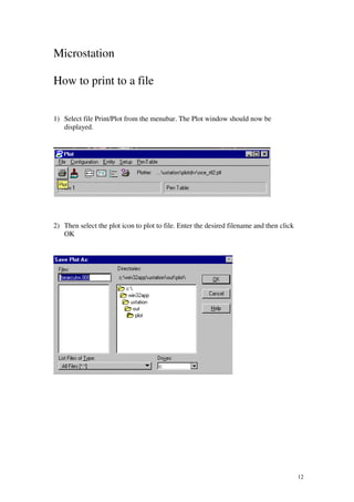 Saving File As Plot File | PDF