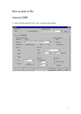 Saving File As Plot File | PDF