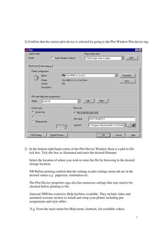 Saving File As Plot File | PDF