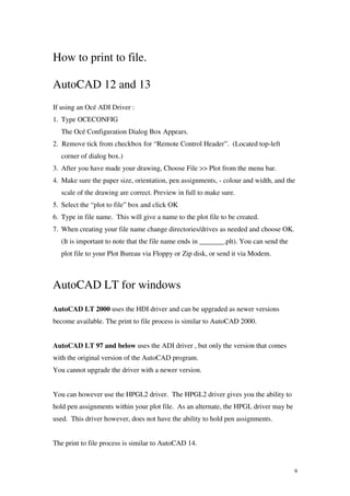 Saving File As Plot File | PDF