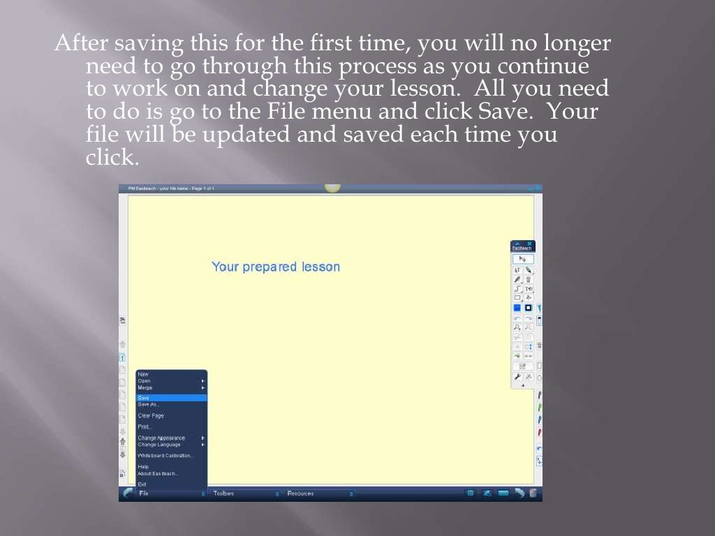 How to Save Your File