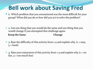 Saving fred | PPTX