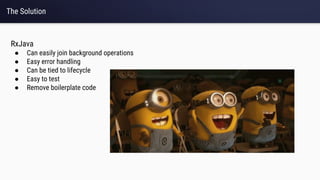 Saving lives with rx java | PPT