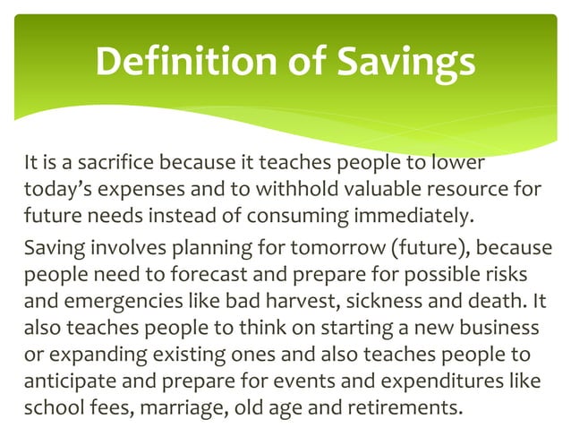 Saving mobilization | PPTX | Business Banking & Finance | Business