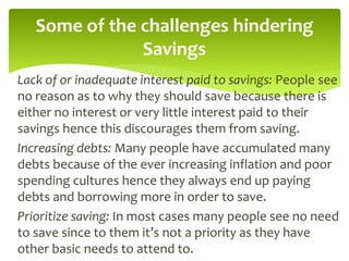 Saving mobilization | PPTX