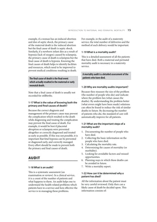 Saving Mothers and Babies: Introduction to maternal and perinatal ...