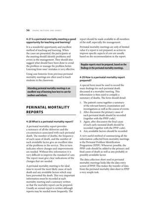 Saving Mothers and Babies: Maternal and perinatal mortality audits | PDF