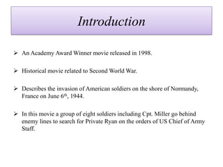 Saving Rrivate Ryan | PPTX